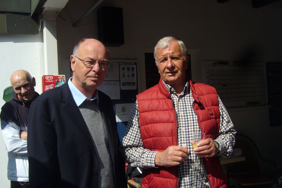 Peter Trick und Karl-Heinz Fiedler (25 Jahre BW) | TC Blau-Weiß Soest e.V.